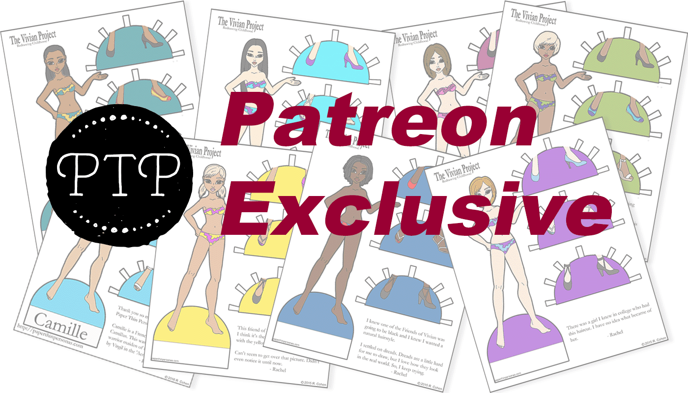 Printable Paper Dolls from Paper Thin Personas