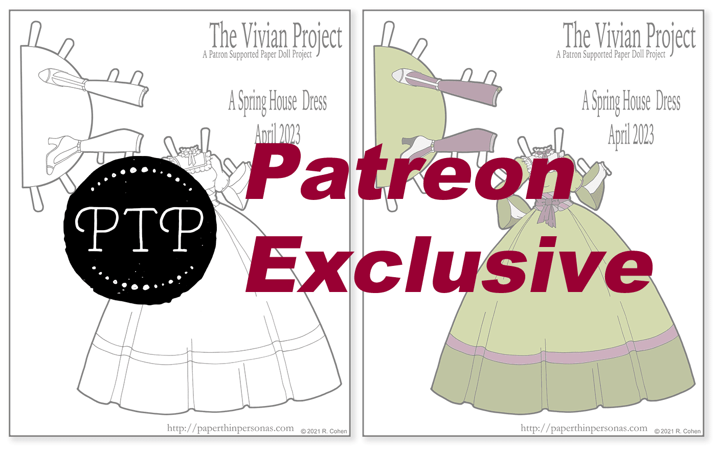 Printable Paper Dolls from Paper Thin Personas