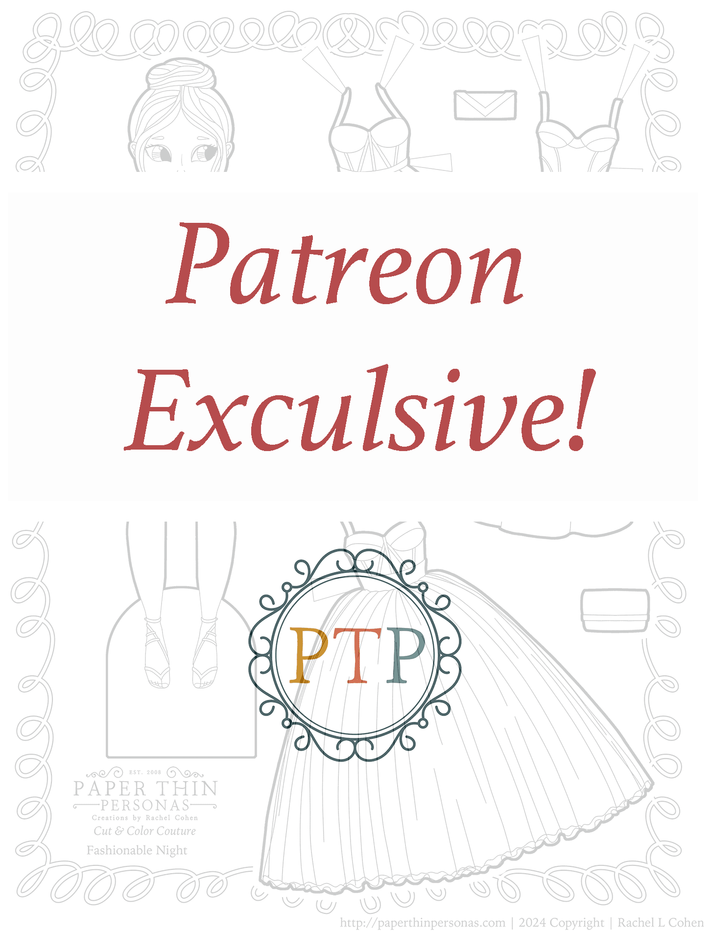 Patreon Exclusive: Fashionable Night for Cut and Color Couture • Paper ...